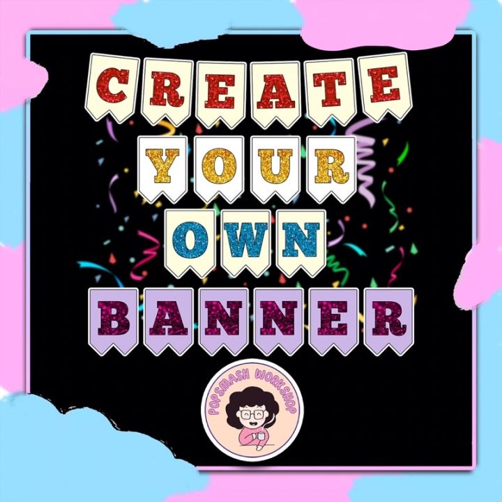 DIY Banner Party Decor Different Colors Available Sold Per Piece ...