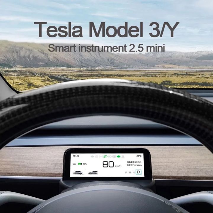 Mini smart LCD instrument display for Tesla Model 3/Y（2017-2022 ...