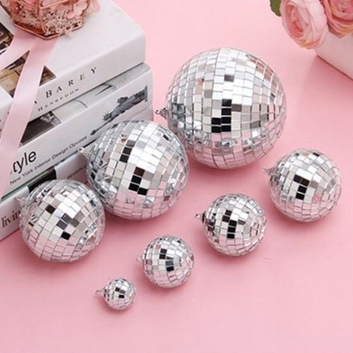 [Pleasant day] Mini Disco Party Decoration Hanging Mirror Disco Balls ...