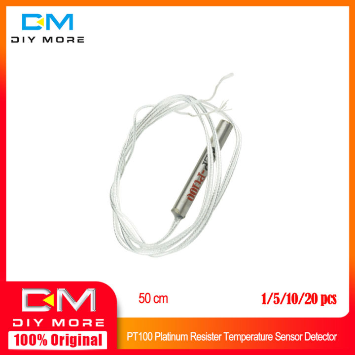 Original Diymore 50ซม.PT100 Platinum Resisterอุณหภูมิเซนเซอร์ตรวจจับกันน้ำท่อวัดอุณหภูมิ-20 ...