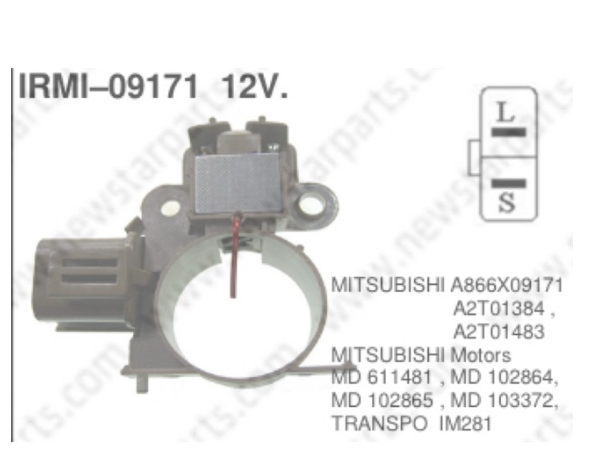 IRMI-09171 ALTERNATOR VOLTAGE REGULATOR / IC FOR MITSUBISHI PAJERO 4D56 ...