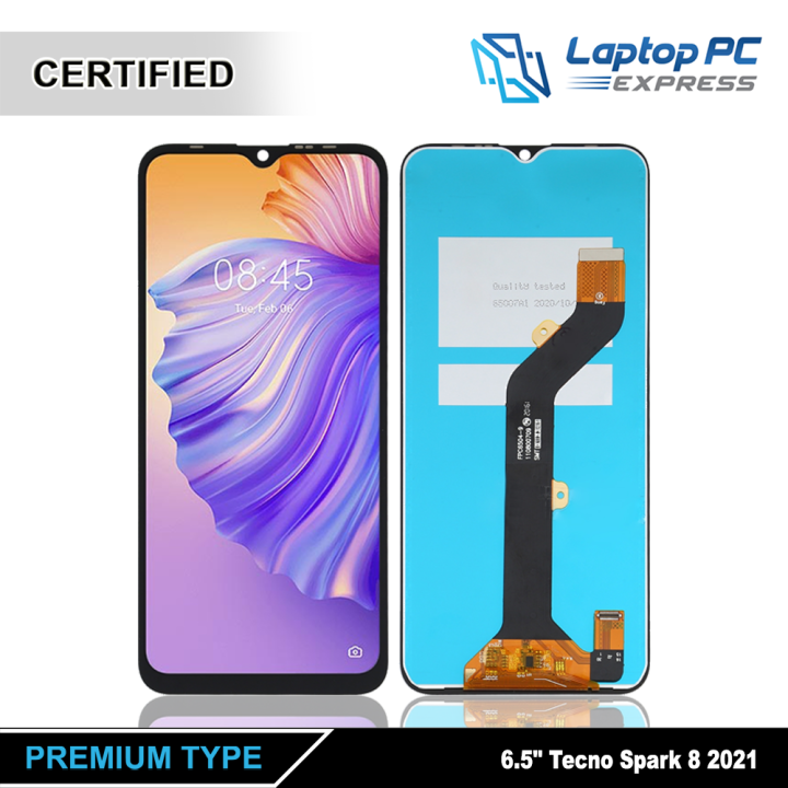 Cellphone LCD Screen 6.5 inches Tecno Spark 8 Replacement LCD Screen with Digitizer Fully ...