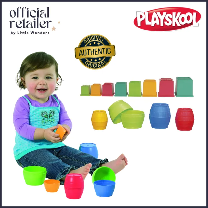 Playskool Play Favorites Stack & Nest Barrels | Lazada Singapore