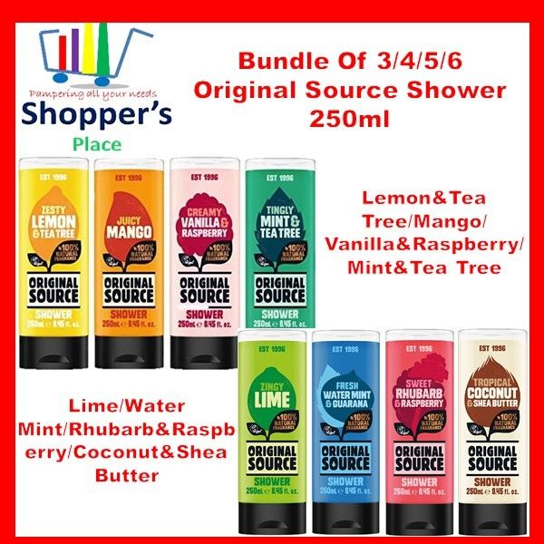 Bundle Of 2/3/4/5/6 Original Source Shower 250ml/500ml | Lazada Singapore
