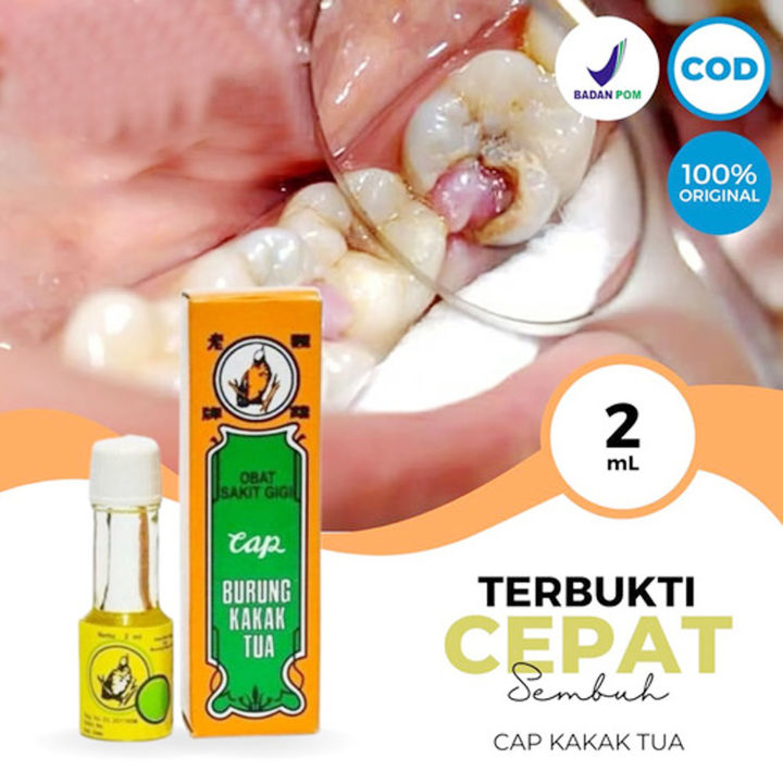 ORIGINAL - Obat Sakit gigi Ampuh -Obat Sakit Gigi Cap Burung Kakak Tua ...