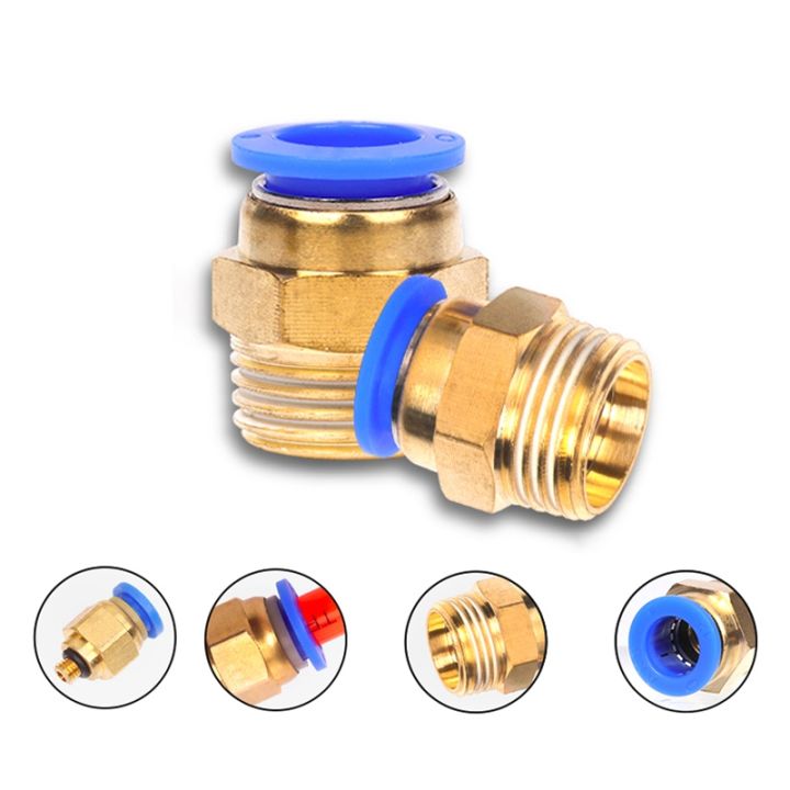 {RUIO}PC Air Pneumatic Fitting Quick Connector 4 M5 4 M6 4มม. 6มม. 8มม. ...