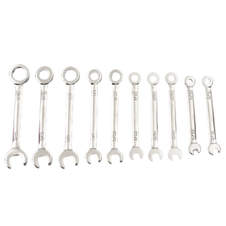 10pcs Combination Spanner Set Small Wrench Metric / SAE Imperial Wrench ...