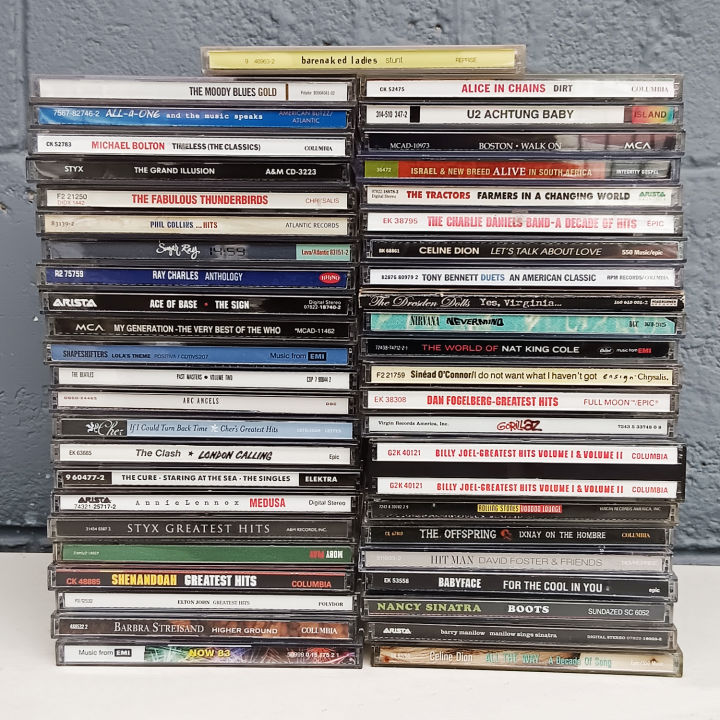 Music Audio CDs - Beatles Nirvana Alice In Chains Offspring Rolling ...