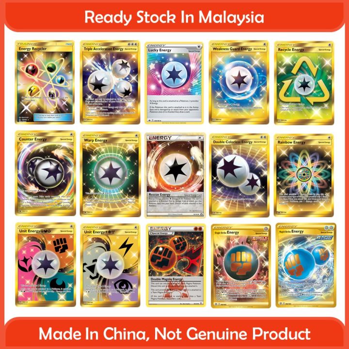 [Energy Card] Pokemon Trading Card Energy Battle Full Shine Card | Lazada