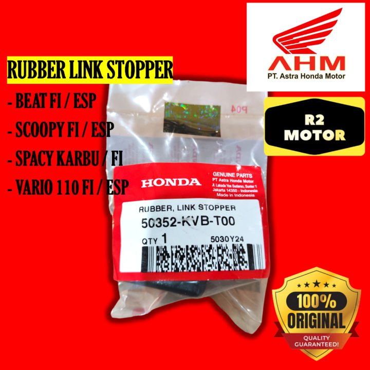 RUBBER LINK STOPPER 50352-KVB-T00 AHM HONDA BEAT SCOOPY SPACY VARIO 110 ...