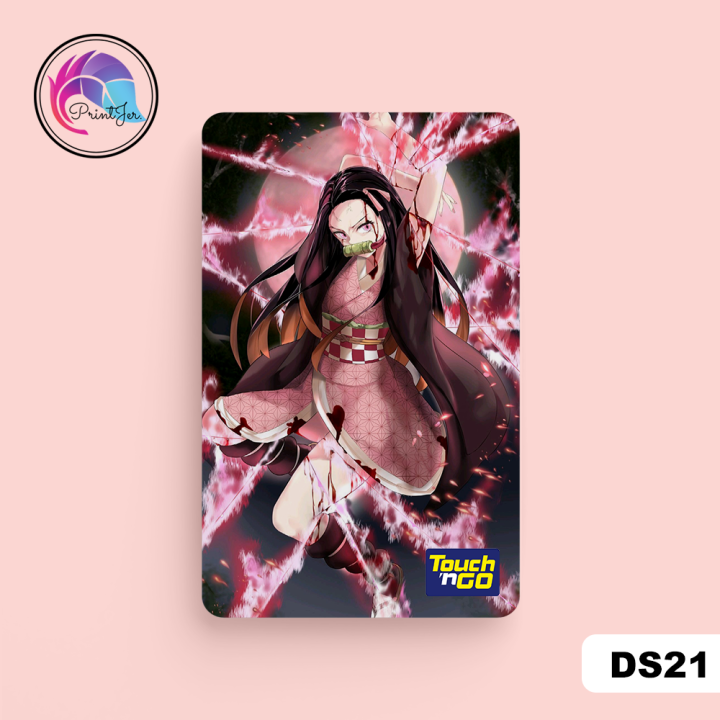 Demon Slayer ( Nezuko Kamado ) - Touch n Go Card Sticker Cover ...