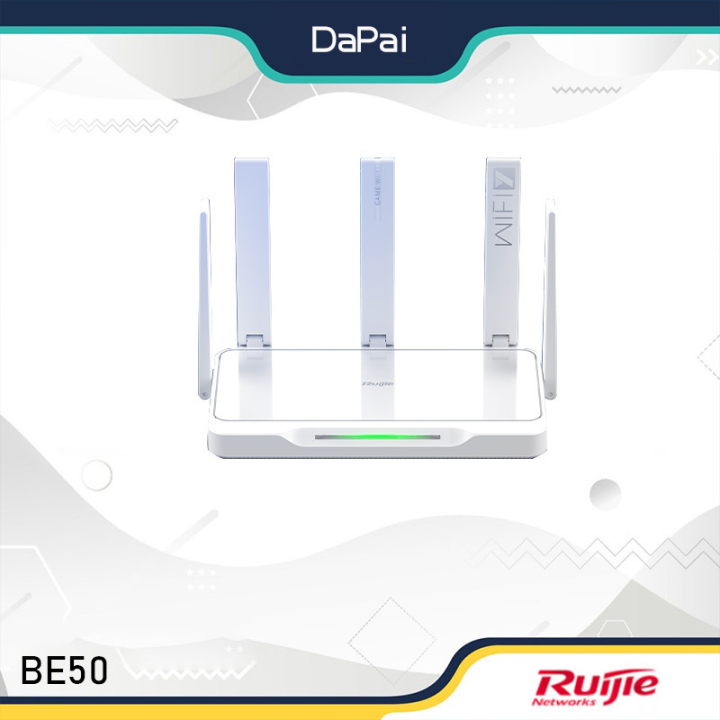 Ruijie Snow Leopard Xingyao BE50 Router WiFi 7 Gigabit Wireless Dual Band 5100M High Speed Wall ...