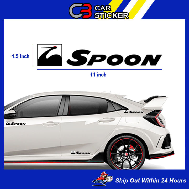 STICKER SPOON / CAR STICKER / CS754 | Lazada