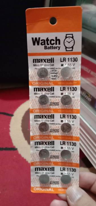 Baterai LR1130 buat jam tangan dan calculator harga untuk 10pcs/1lembar ...