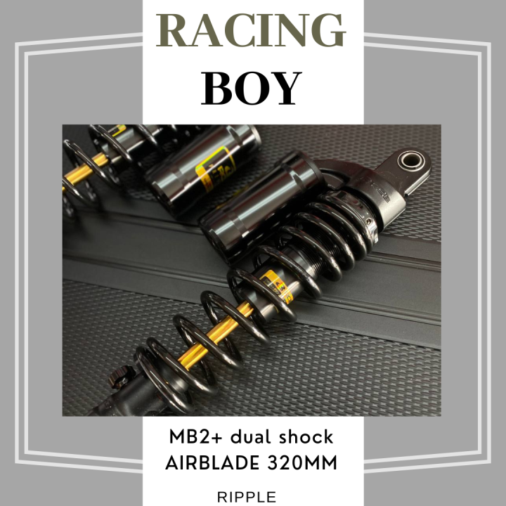 RACING BOY MB2+ DUAL shock absorber for honda airblade 320mm PREMIUM ...