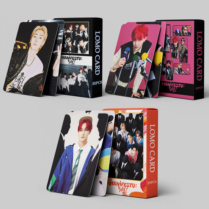 55pcs/box ENHYPEN Photocards 2022 MANIFESTO : DAY 1 Album JAY SUNOO ...
