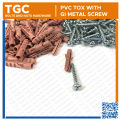 TGC 100SETS Tox with Metal Screw or Tox Screw 4 5 6 8 10 12 Tox with ...