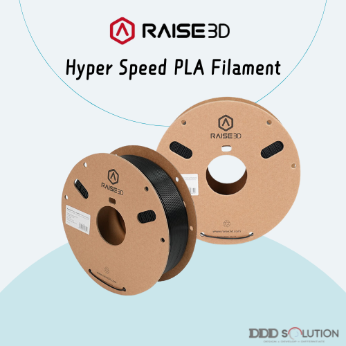 Raise3D Hyper Speed PLA Filament ม้วนพลาสติก PLA สำหรับ 3D Printer สีดำ ...