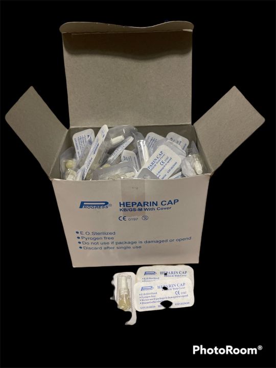 Heparin Cap with Cover 100 อัน | Lazada.co.th