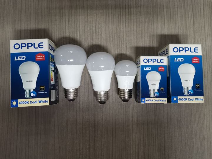 Opple LED Bulb 4000K Cool White(not WHITE LIGHT) 7W, 9W, 12W, 14W ...