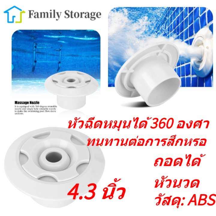2in Swimming Pool Nozzle 360 ° หมุนได้สระว่ายน้ำหัวนวดทางออกน้ำหัวน้ำ ...