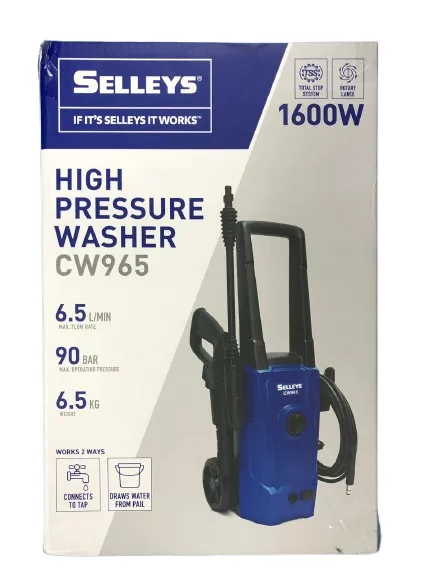 SELLEYS HIGH PRESSURE WASHER FOR CARPORTS/CARS/WALLS CW965 (1600W ...