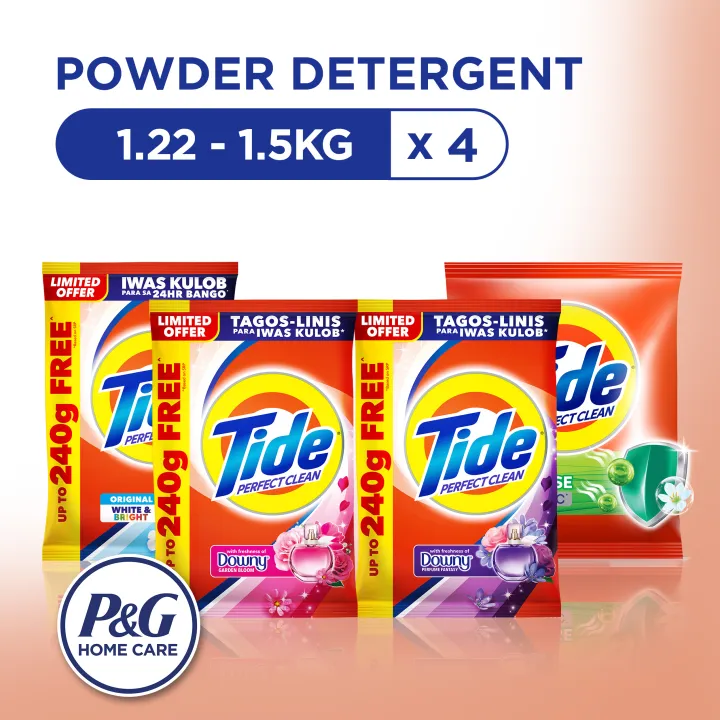 [Bundle of 4] Tide Powder Detergent Perfume Fantasy Original White ...