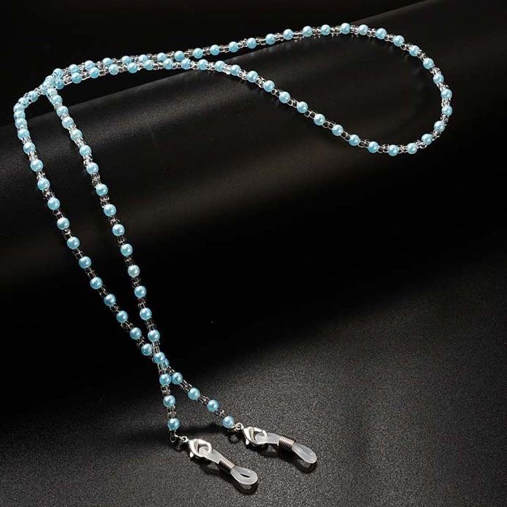 JESS Simple Women Crystal Sunglasses Chains Beaded Eeyglasses Rope ...
