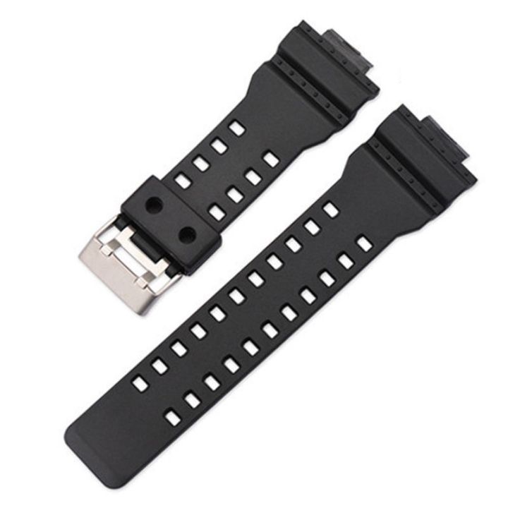 Replacement G-SHOCK Casio Strap GA110 GA-100 120 Black Gold Shiny ...