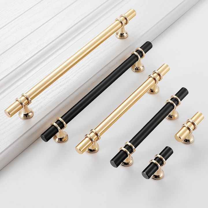 Handle lemari Handle Emas Hitam Gold Black Tarikan Laci Minimalis ...