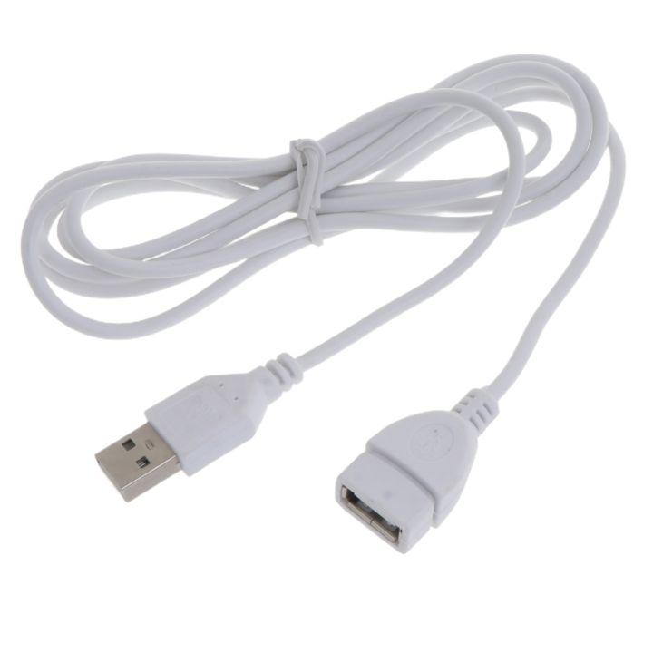 5ft White USB Extension Cables – USB 2.0 Type A Male to A Female ...