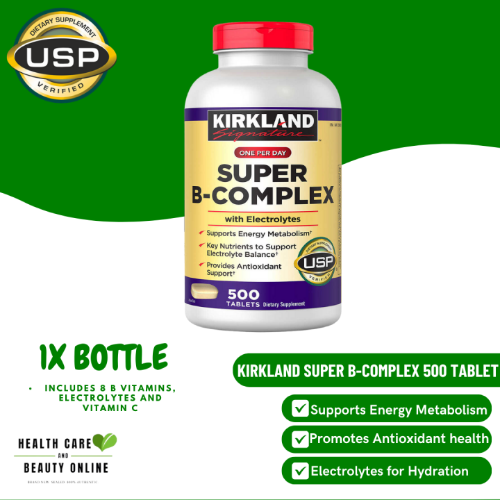 KIRKLAND SUPER B COMPLEX 500 tablets | Lazada PH