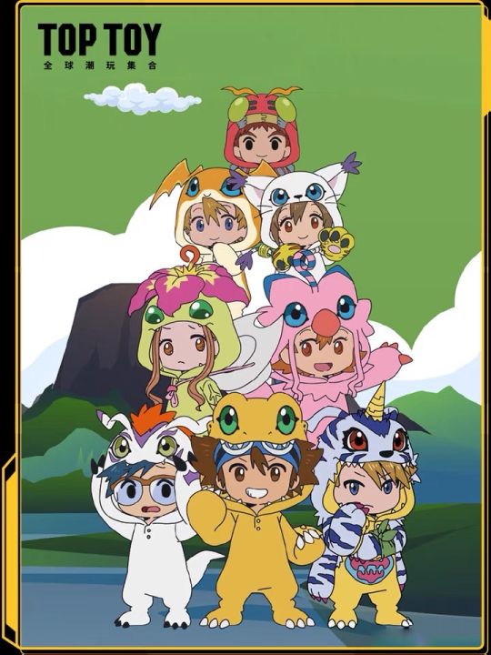 🌻(ReadyStock现货) 数码宝贝万代正版盲盒 玩偶服系列 Toptoy Digimon Adventure Bandai ...