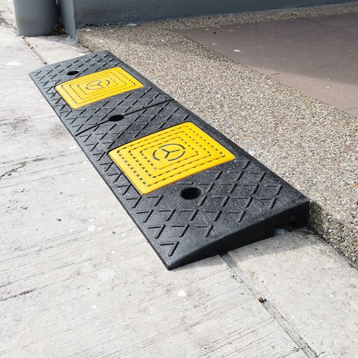 Rubber ramp step mats road slope car threshold climbing triangle | Lazada
