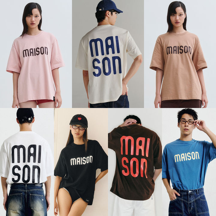maison KEEPS | The Oversized Ink Logo Tee | Unisex | เสื้อยืด ทรง ...
