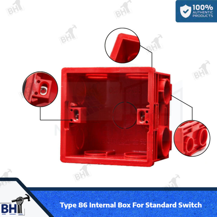 Type 86 Internal Box For Standard Switch Socket Mounting Box Junction ...