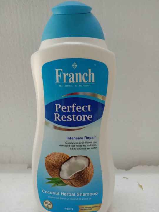 FRANCH NATURAL & HERBAL COCOUNT HERBAL SHAMPOO PERFECT RESTORE 400ML ...