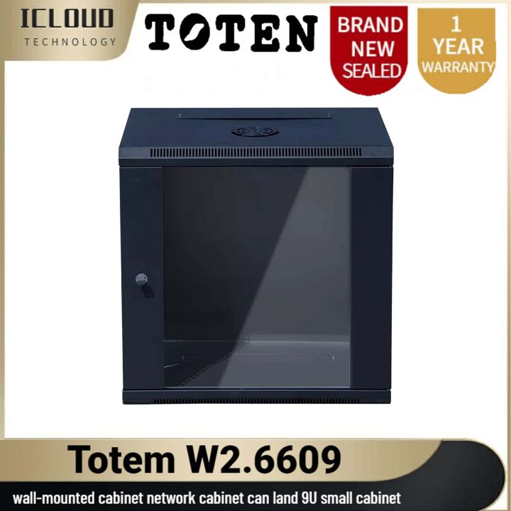 CABINET 9U Thick/Thin Totem TOTEN 19 inches Black / Wall-Mounted Small ... CABINET 9U Thick/Thin Totem TOTEN 19 inches Black / Wall-Mounted Small ...
