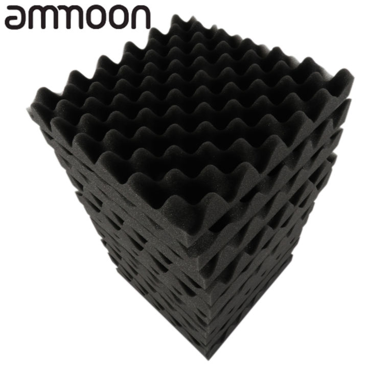 12PCS 30 * 30 * 5cm Acoustic Foam Panels Egg Foam Pad Sound Isolation ...