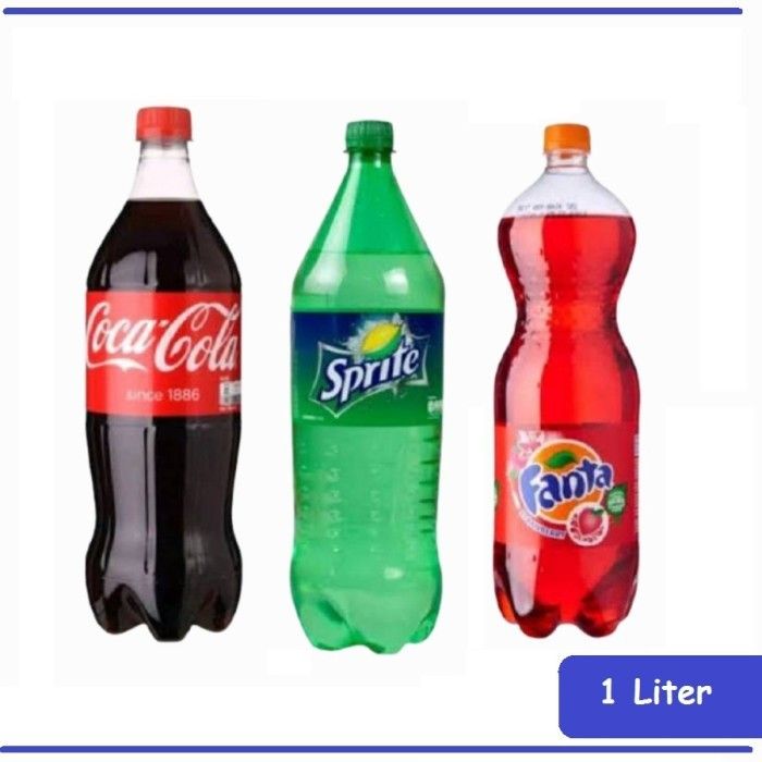 Minuman segar Fanta - Coca Cola - Sprite ukuran 1 Lt | Lazada Indonesia