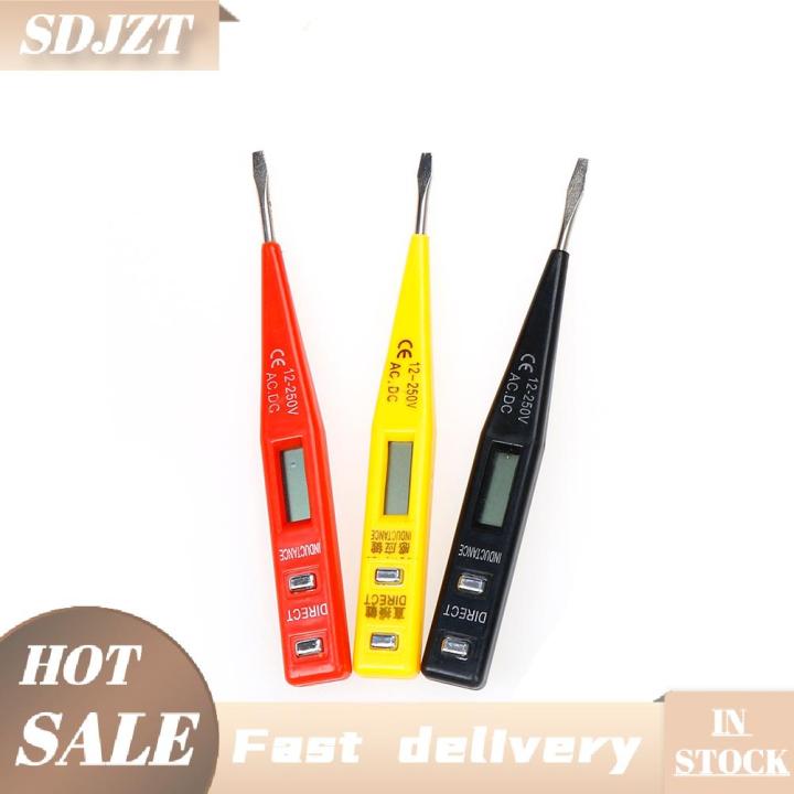 BJ Non-Contact LCD Electric AC DC Voltage Alert Detector Tester Sensor ...