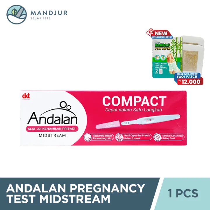 Andalan Pregnancy Test Midstream - Alat Tes Kehamilan Pribadi | Lazada ...