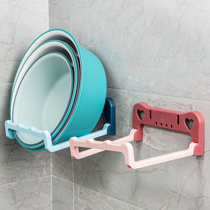 🇸🇬【SG stock】Bathroom Holder Wash Basin Rack Wall Mounted Basin Holder ...
