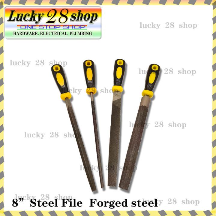 MMT 8 INCHES STEEL FILE FORGED STEEL (MT-085/ MT-086/ MT-087/ MT-088 ...
