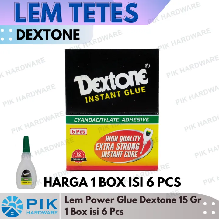 6 PCS LEM TETES DEXTONE - LEM KOREA DEXTON 15gr SERBAGUNA | LEM SETAN ...