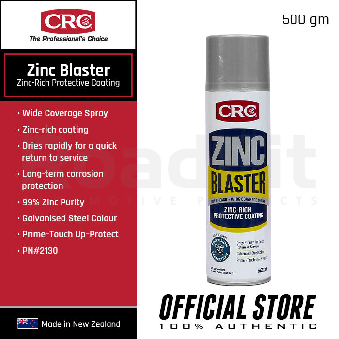 Roadfit CRC Zinc Blaster Wide-Coverage, Long-Reach, Zinc-Rich Spray ...