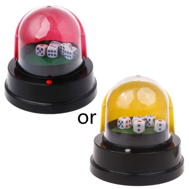 Automatic Dice Roller Cup Battery Powered b Party Game for Play With 5 ...
