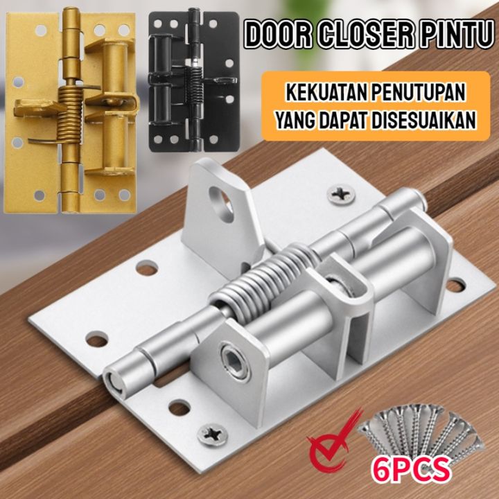 Door Closer Pintu / Engsel Penutup Pintu Otomatis / Metal 90 Derajat ...