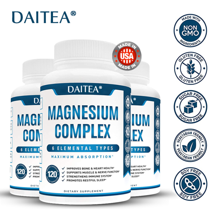 Premium Magnesium Complex - Maximum Absorption Magnesium Supplement for ...