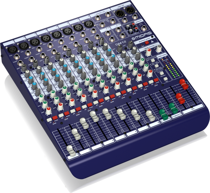 MiDAS MD12 12 Input Analogue Live and Studio Mixer with Midas ...